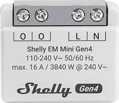 Shelly EM Mini Gen4 &ndash Monitor de Energie Monofazat Ultra-Compact ...