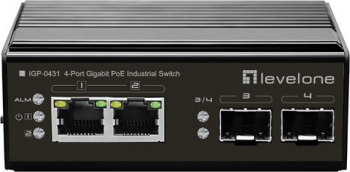 Switch Level One Igp 0502 4 Porturi Poe