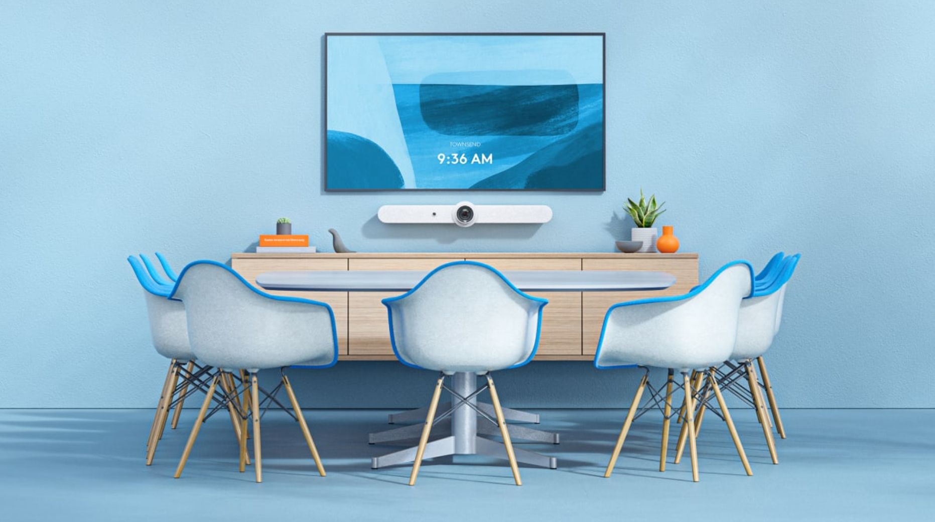 Sistem videoconferinta Logitech Rally Bar Ultra-HD 4K zoom optic 5x ...