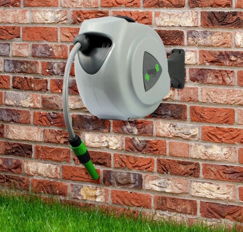 Furtun retractabil automat cu tambur pentru gradina 10 m 6801