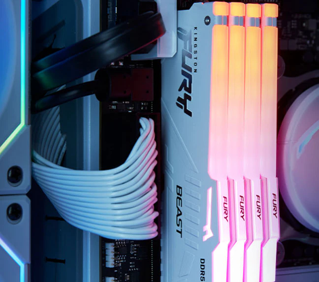 Kit Memorie RAM Kingston FURY Beast RGB 32GB 2x16GB DDR5 5600MHz CL36 ...