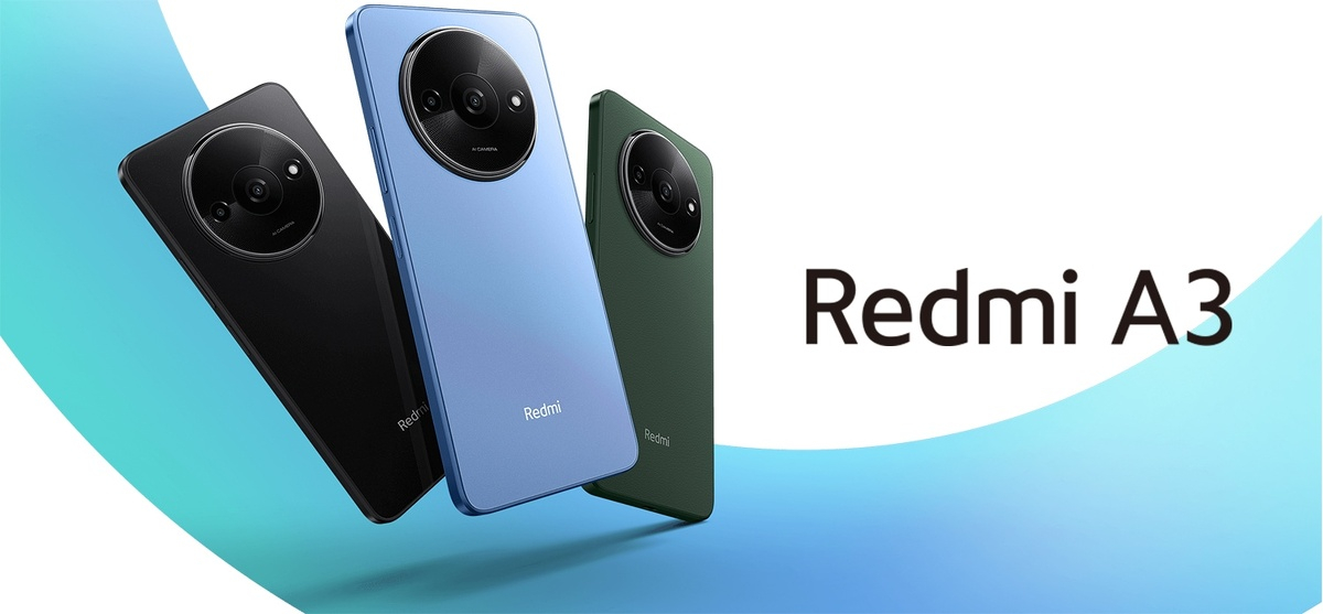 Telefon mobil Xiaomi Redmi A3 Dual SIM 64GB 3GB RAM Midnight Black PHT17486 - domo.ro