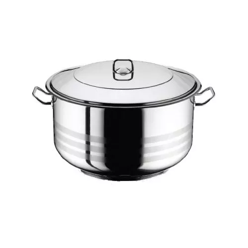 Oala cu capac otel inoxidabil HASCEVHER GASTRO 13 litri fund multistrat ...