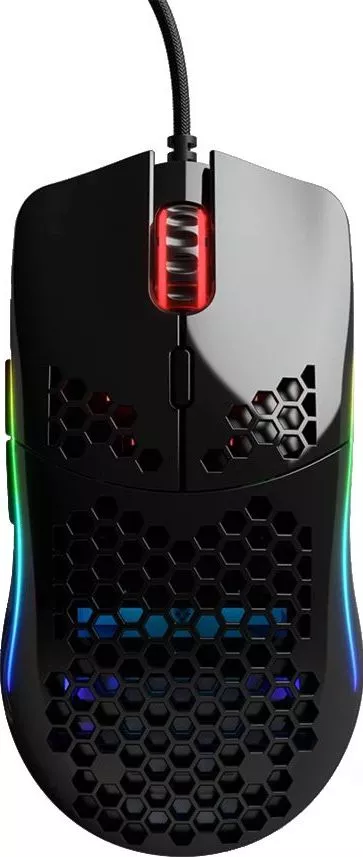 Mouse Glorious PC Gaming Race Model O Ultrausor 67g Negru Gloss GO ...