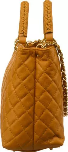 Poseta dama piele Toro Nero Crossed Lady Mustard 3203-mustar - domo.ro