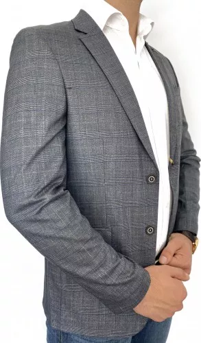 Sacou Barbati PALMIRO ROSSI Gri Carouri S1000 54 Sacou1054 - domo.ro