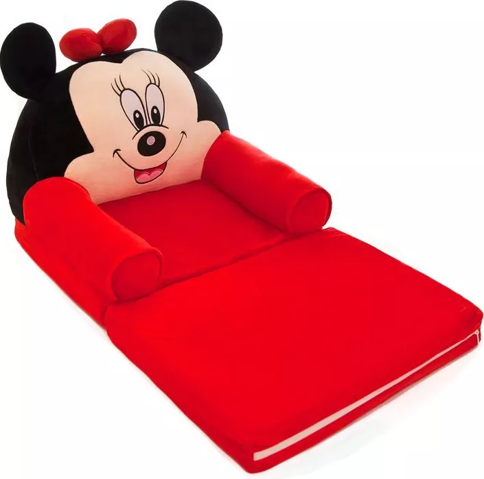 Fotoliu din plus dnp extensibil Minnie Mouse mijlociu extins de 100cm - domo.ro