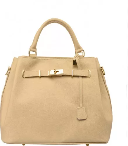 Poseta dama piele Toro Nero Odyssey beige 5814-bej - domo.ro