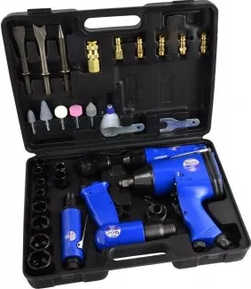 Trusa cu pistol de impact clichet pneumatic pistol pneumatic percutor ...