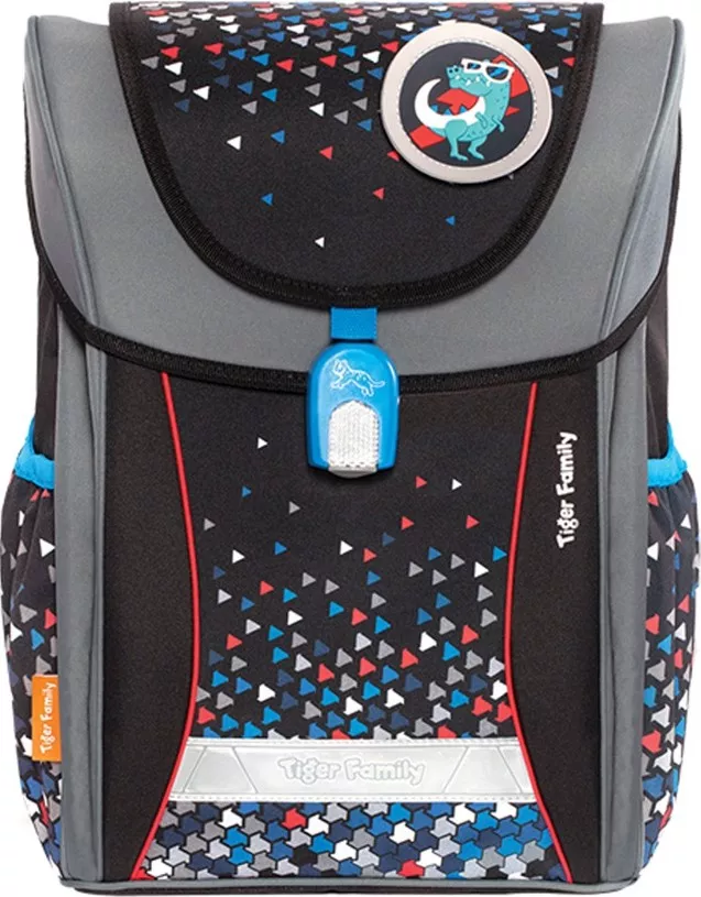 Ghiozdan neechipat Joy Cool Black Tiger TGJY-012A - domo.ro