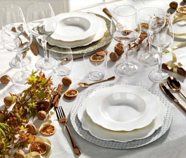 Meringa set masa 18 piese portelan 53565 AZAY - domo.ro