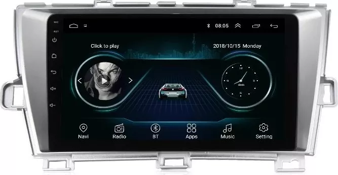 Navigatie Android Toyota Prius 2009 - 2013 Display 9 inch 2GB RAM + 32 ...