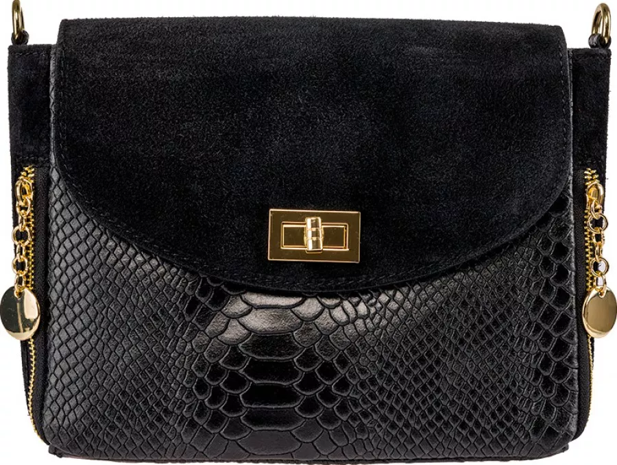 Poseta dama piele Toro Nero Berenice black 1gg_ALI - domo.ro