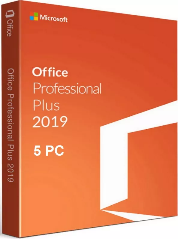 Microsoft Office Professional Plus 2019 All languages Windows PC ...