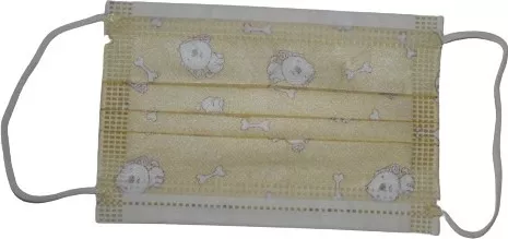 Set 50 bucati Masti copii model Catelusi de unica folosinta 3 pliuri 3 ...