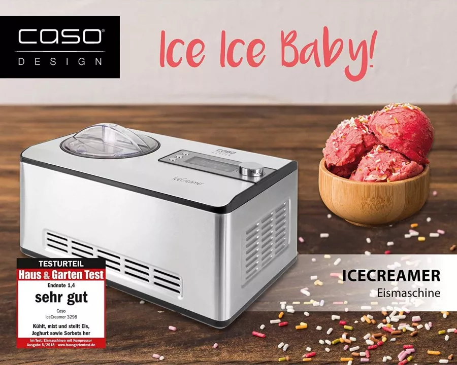 Aparat de inghetata Caso Germany IceCreamer 2 in 1 3298 cu compresor ...