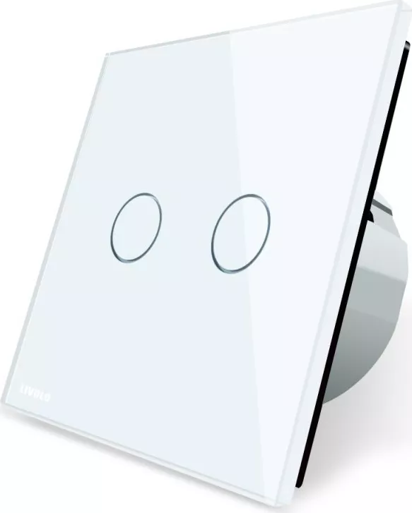 Intrerupator tactil dublu Livolo vl-c702wr-11 wireles actionare ...