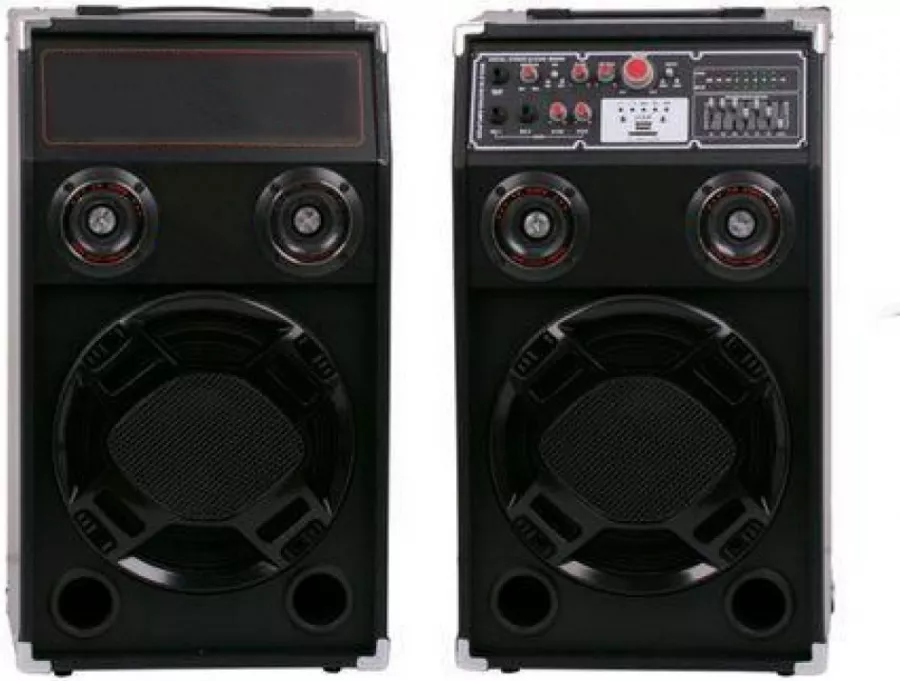 Boxe audio active cu bluetooth Radio si intrare USB SD 6801_pv - domo.ro