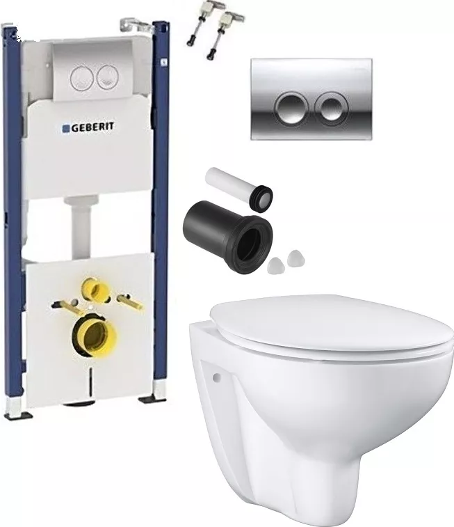 3 in 1 ALL IN ONE Incastrat - Geberit + Grohe Bau Ceramic Rimless ...