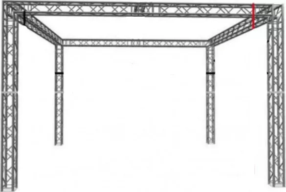 Schela 8 x 6 x 4 M 8x6x4m