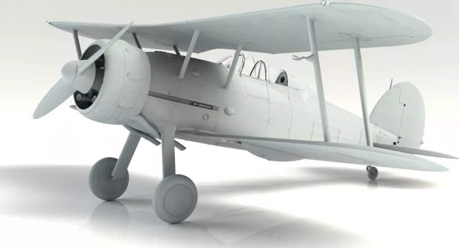 ICM 32040 - 1 32 Gloster Gladiator Mk.I WWII British Fighter xf6l ...