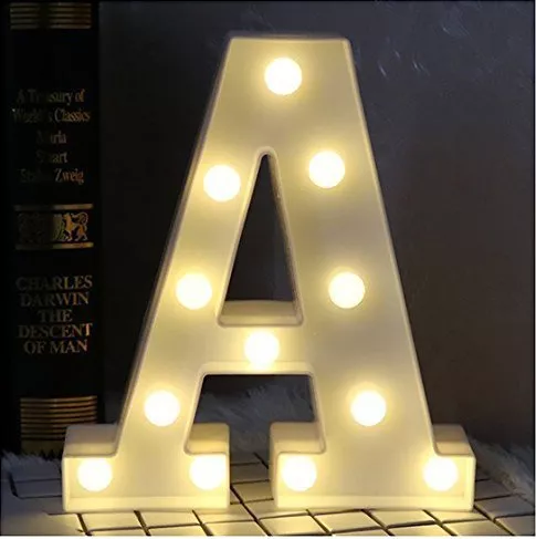 Litera volumetrica A luminoasa LED cu baterii LCS22_A - domo.ro