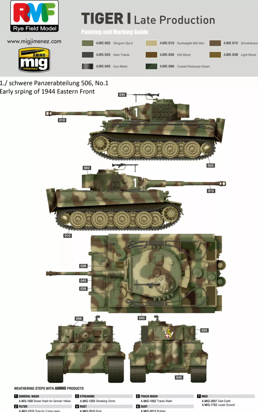 Rye Field Model 5015 - 1 35 Tiger I Late Production rvje_996004683 ...
