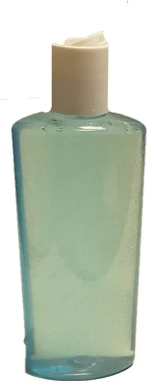 Set 100 buc Flacoane 200ml transparente ovale cu capac 24 disc-top - 203-406 - domo.ro