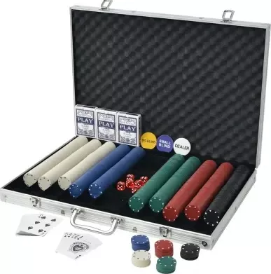 Set Poker profesional cu 1000 de jetoane SOC_01 - domo.ro
