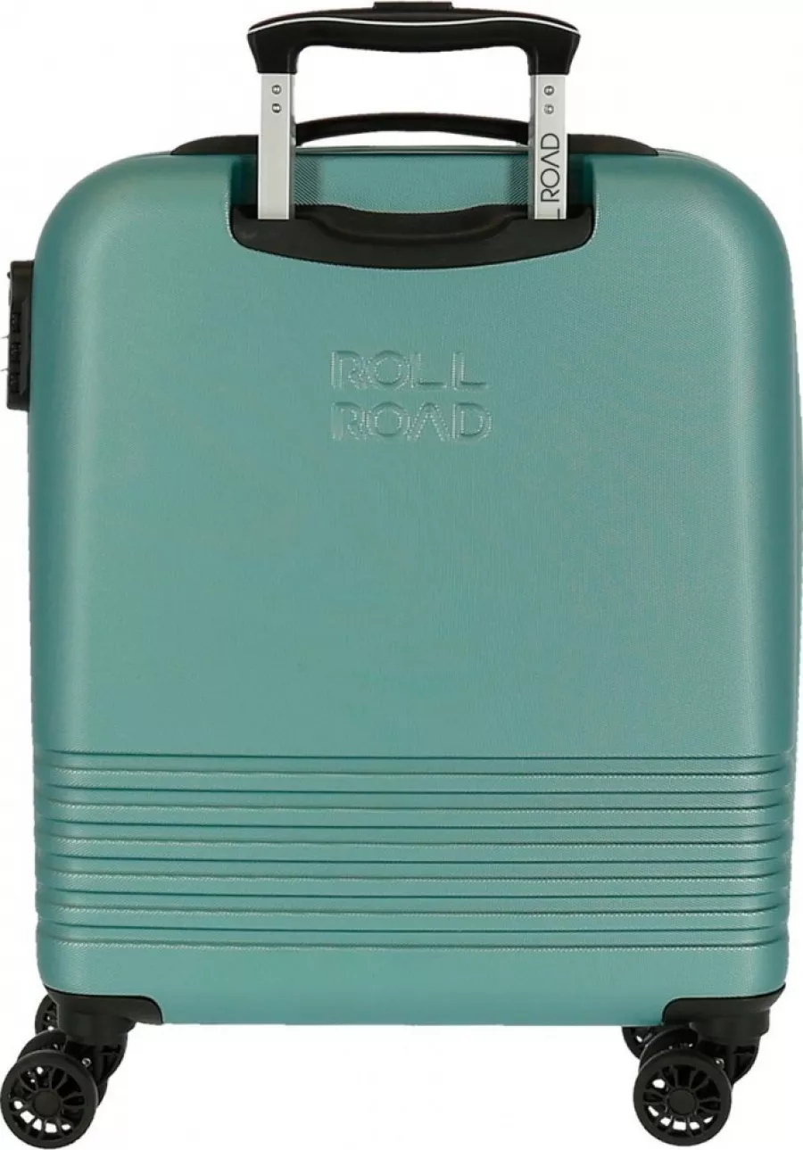 Troler ABS 55 cm 4 roti Roll Road India turcoaz 50891.25 - domo.ro