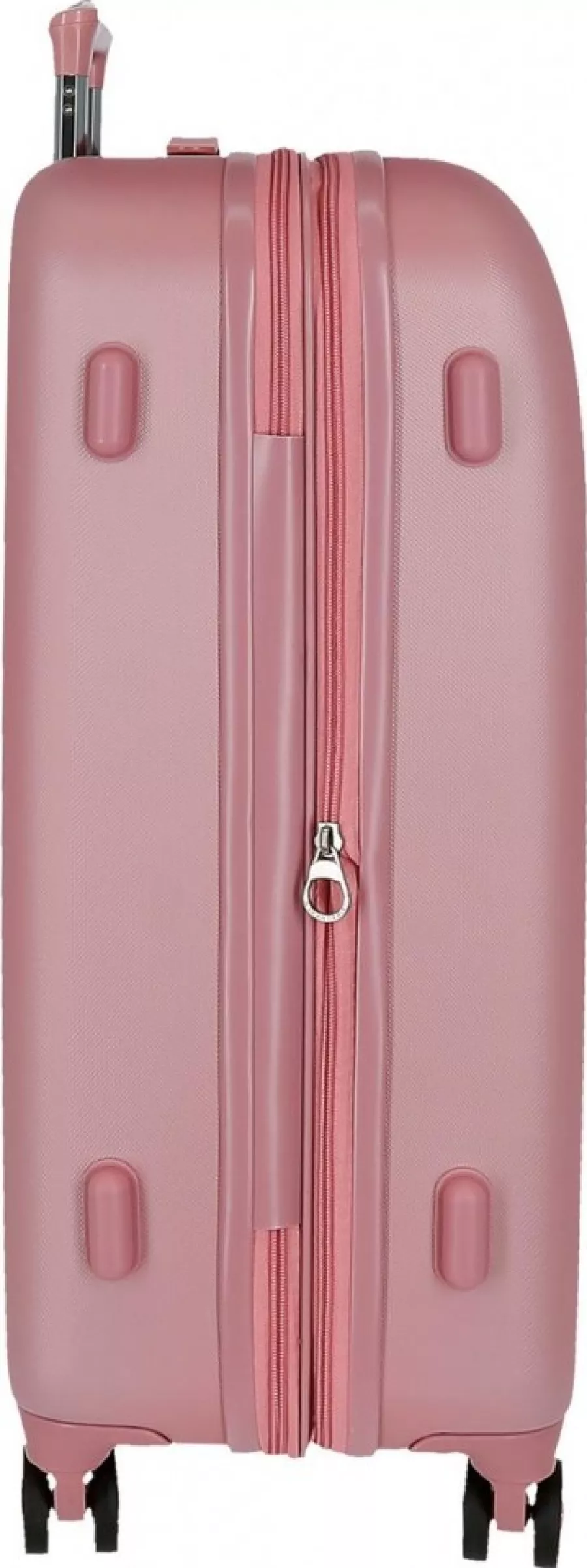 Troler ABS expandabil 70 cm 4 roti Movom Riga roz 59992.65 - domo.ro