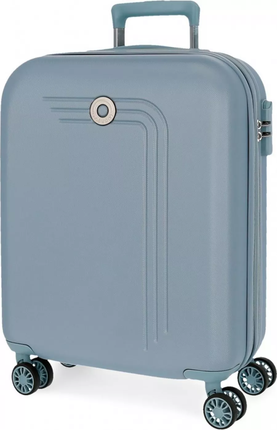 Troler expandabil ABS 55 cm 4 roti Movom Riga denim 59986.63