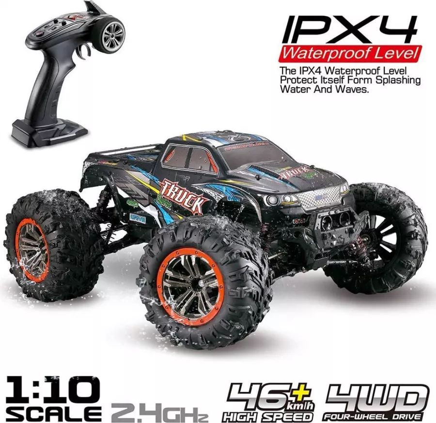 Masina RC cu telecomanda Monster Truck 1 10 4WD Viteza maxima 46 km/h ...