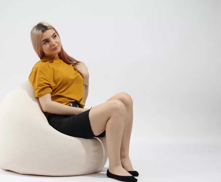 Fotoliu Pufrelax Relaxo Gama Premium Rustic - Lovesack cu husa detasabila - domo.ro