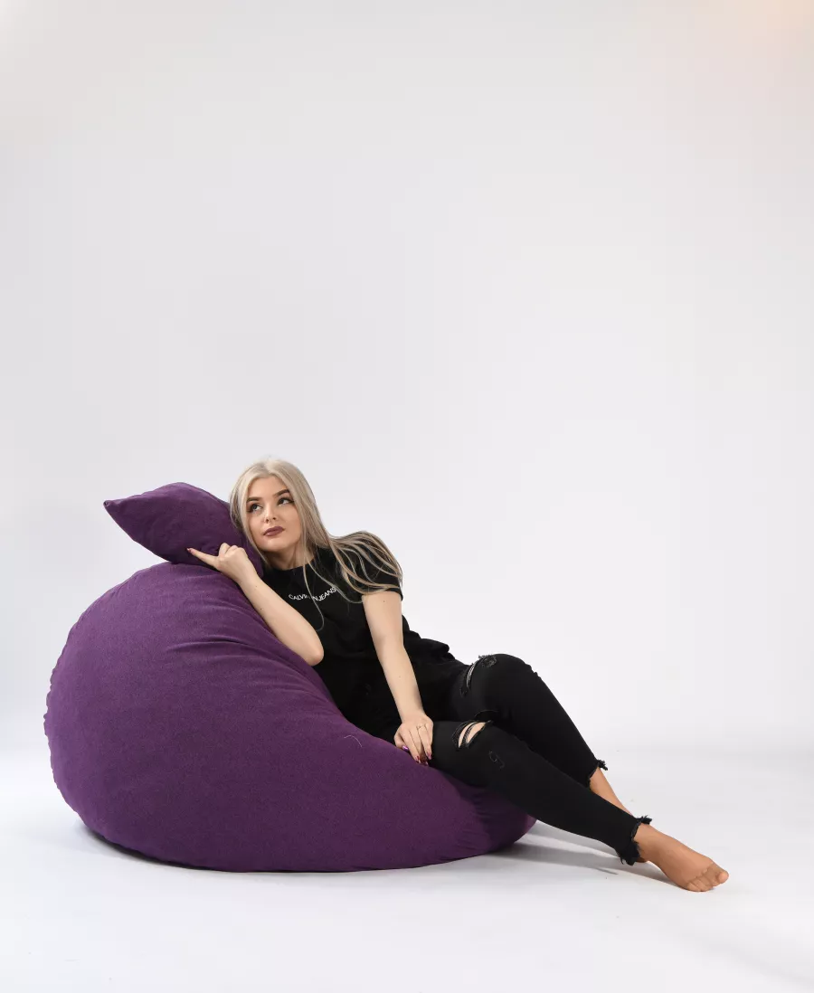 Set Fotoliu Puf Matusalem si perna decorativa Mulberry Gama Premium ...