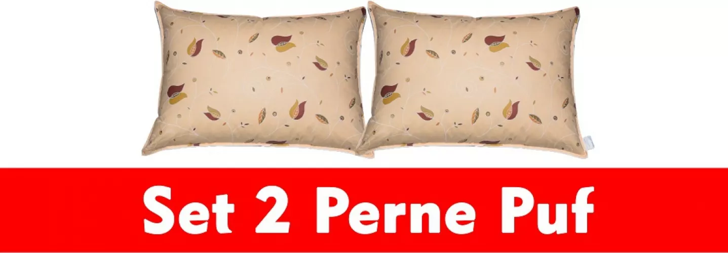 Set 2 perne traditionale puf de gasca HTT dimensiuni 50x70x20 cm ...