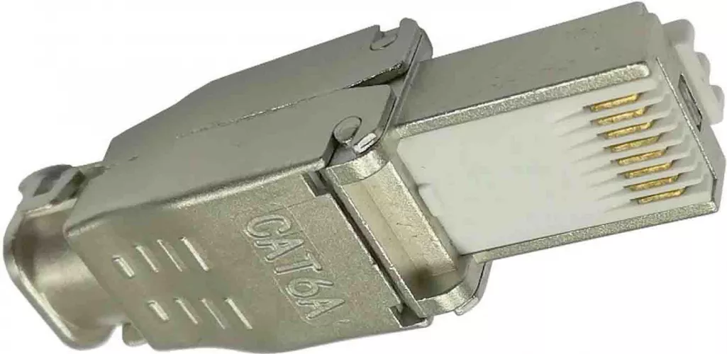 Mufa conector RJ45 LanKATT cat6A ecranata compatibilitate cu cabluri