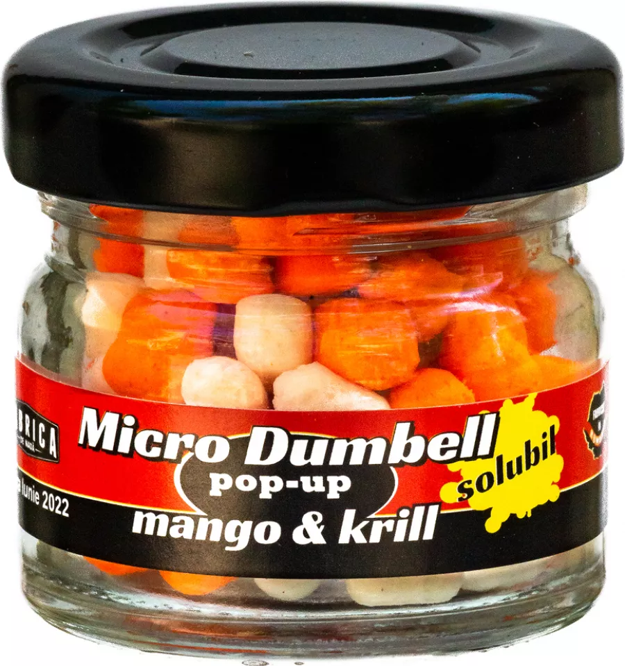 Pop-up Micro Dumbell Mango and Krill Fabrica de nada 70buc 6426772002174
