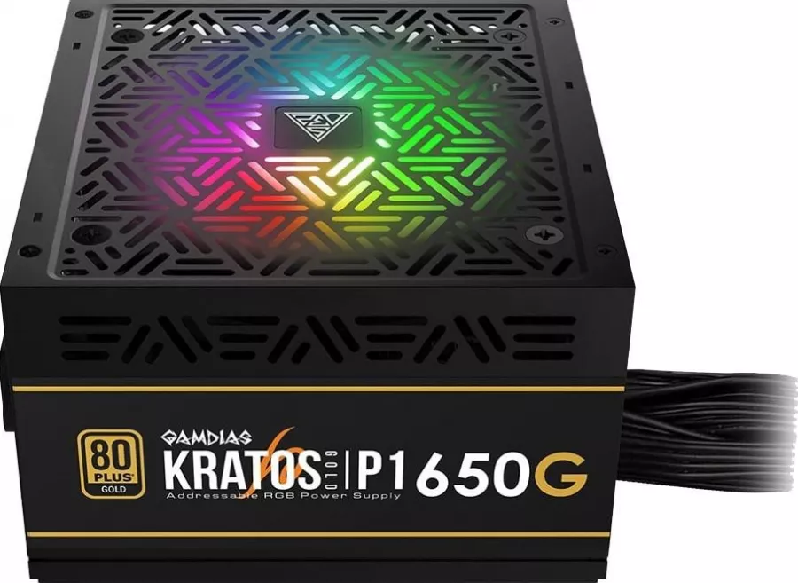 Sursa Gamdias Kratos P1 650W RGB Negru kratos-p1-650g - domo.ro