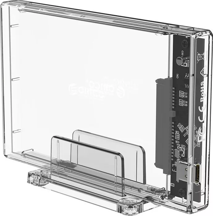Rack HDD Orico 2159C3 USB 3.1 2.5 inch Transparent 2159c3-cr - domo.ro