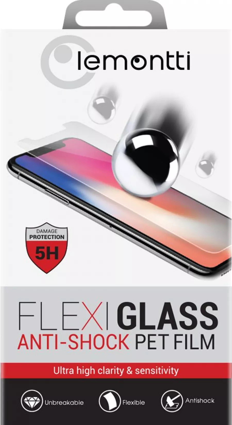 Folie Lemontti Flexi-Glass iPhone 11 Pro / XS / X lemffgip11p - domo.ro