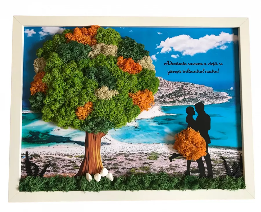 Tablou licheni plaja c107 - domo.ro