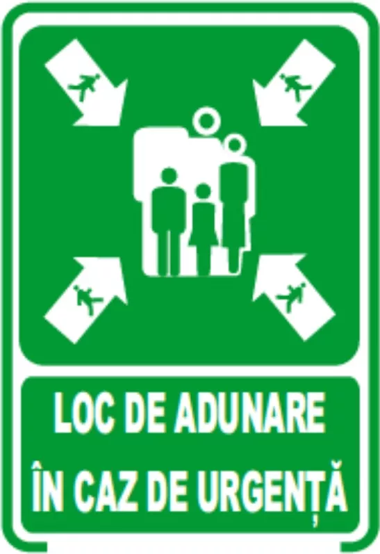 Indicator PVC A4 - Loc de adunare IG07A4PVC - domo.ro