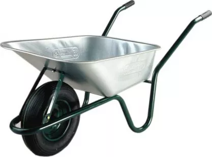 Roaba constructii cu roata pneumatica galvanizata Limex profi 100 L ...