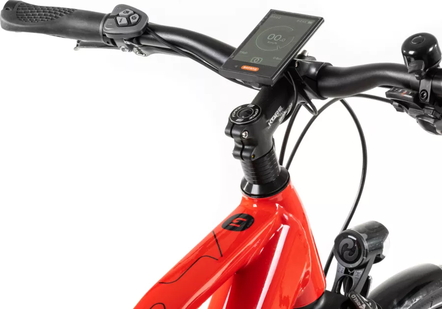 Bicicleta Electrica Smart Econic One Urban Getbio Culoare Rosie 25 kmh ...