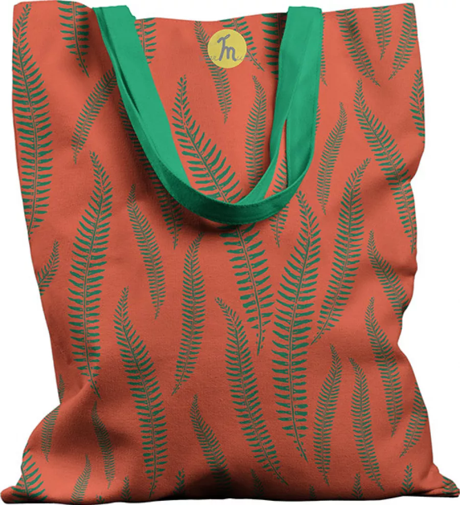 Geanta Handmade Tote Bag Basic Original Mulewear Botanic Flori Ferigi ...