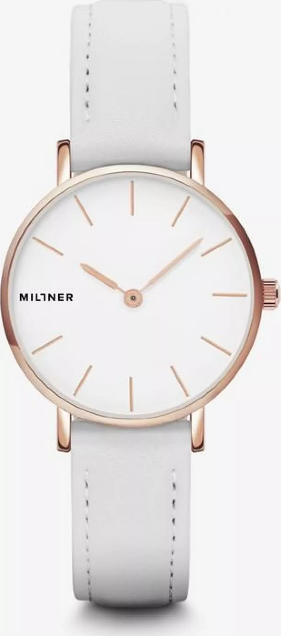 Ceas de dama Millner Mini White Leather Alb-Roz bsw_8425402504819 - domo.ro