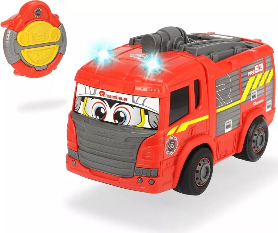 Masina De Pompieri Dickie Toys Happy Fire Truck Cu Telecomanda Rosu ...