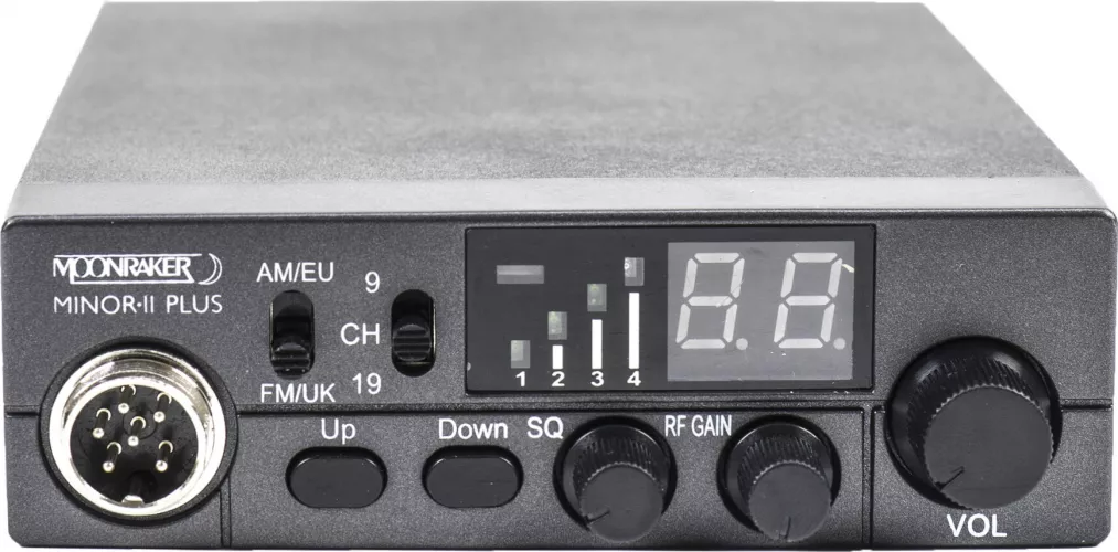 Statie radio CB Moonraker MINOR II PLUS 12V/24V AM FM 80 canele Negru ...