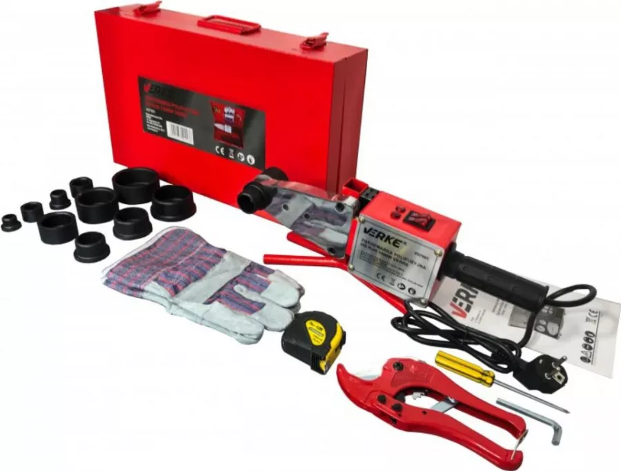 Aparat de sudura VERKE pentru lipire tevi pvc ppr 20-63mm GB7753 - domo.ro